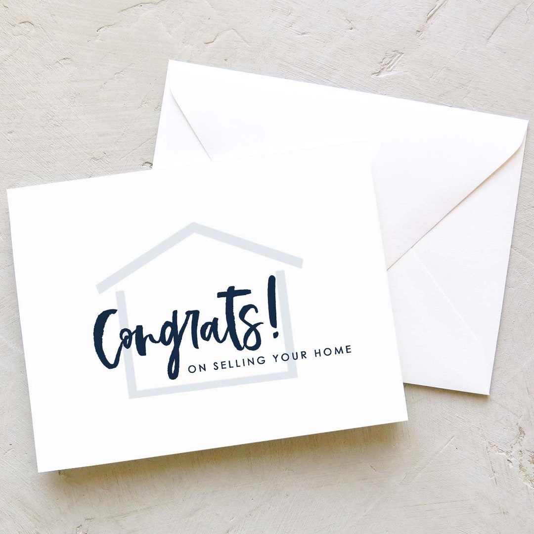 Congrats! on Selling Your Home | Real Estate | Realtor Greeting Cards ...