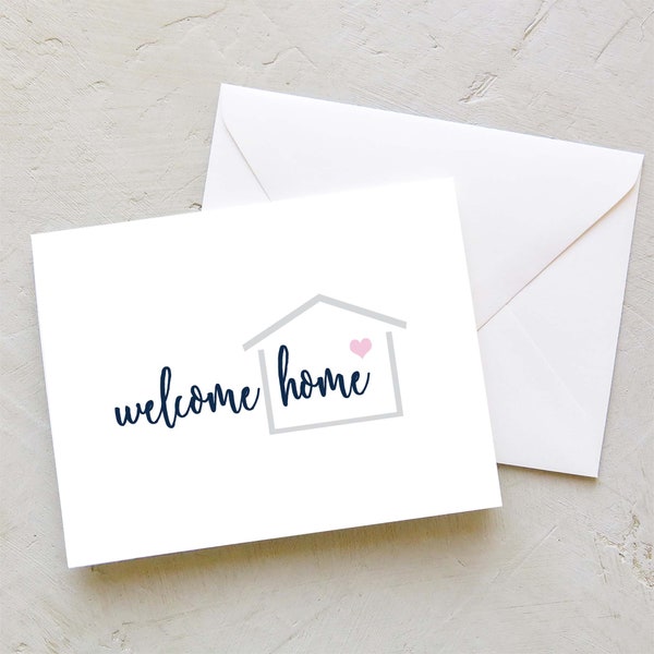 Welcome Home Card - Etsy