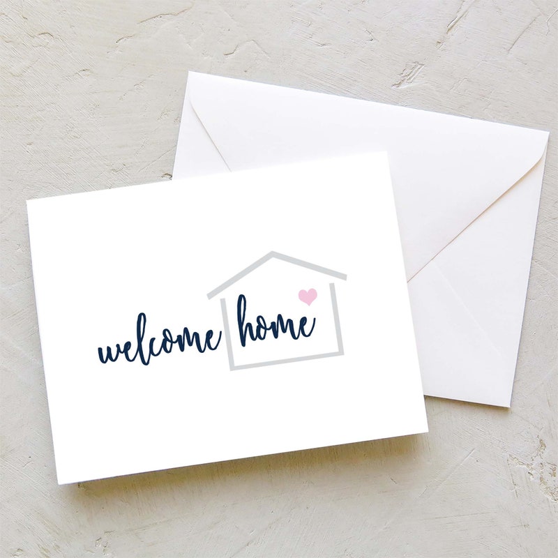 Welcome Home Card - Etsy