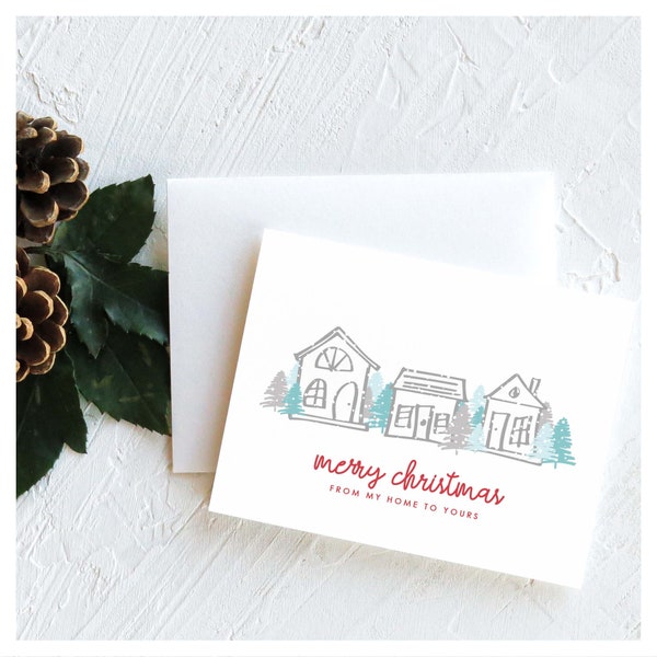 Realtor Christmas Cards - Etsy