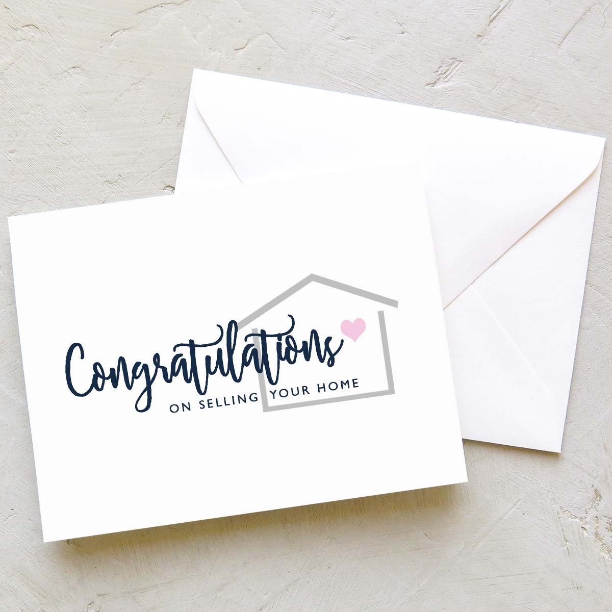 Congratulations on Selling Your Home Real Estate Greeting - Etsy