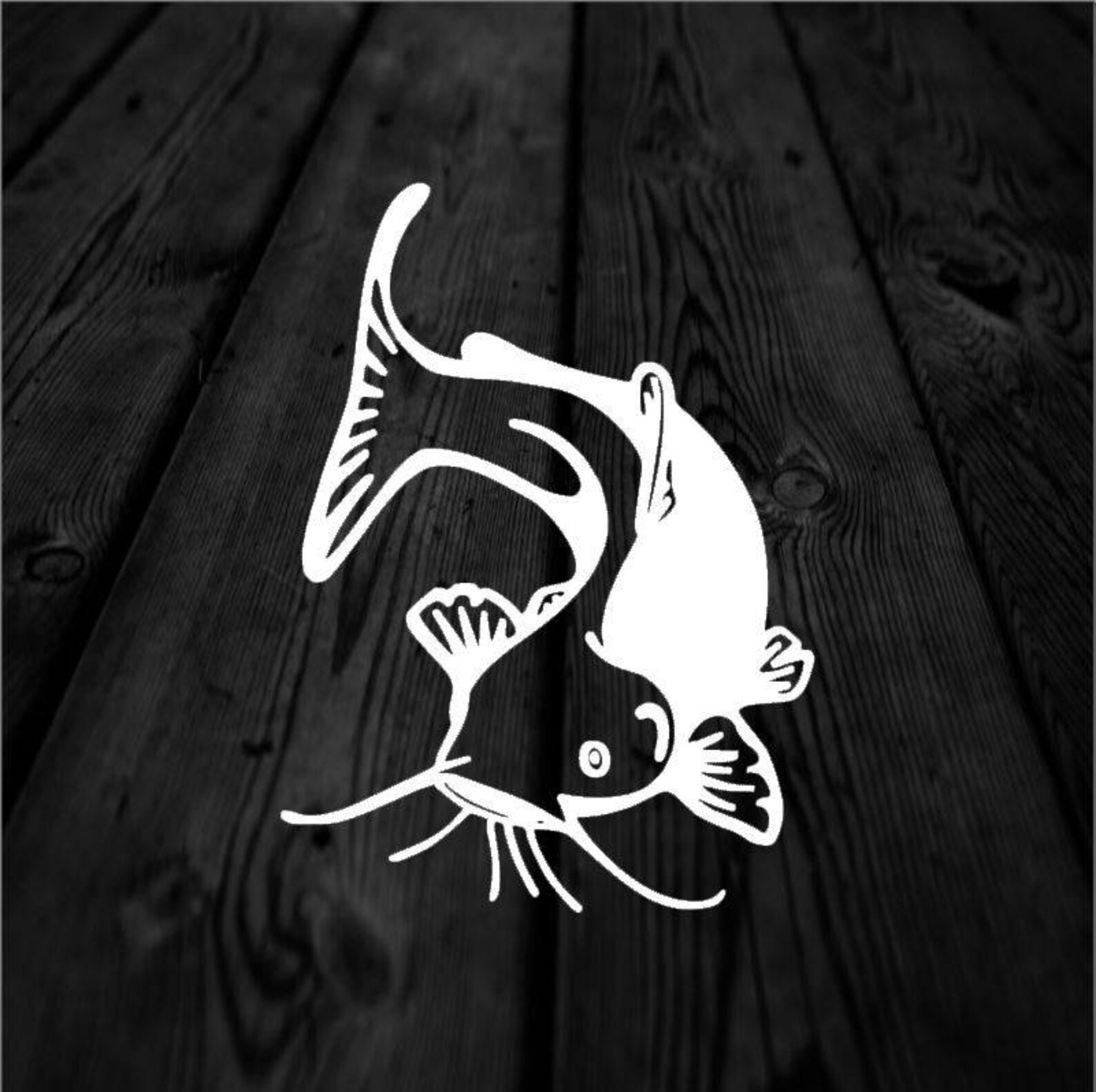 Catfish Fish Decal Fishing Lover Decal Sticker Iconic - Etsy