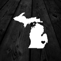 Vinyl Decal - Michigan Native - Etsy