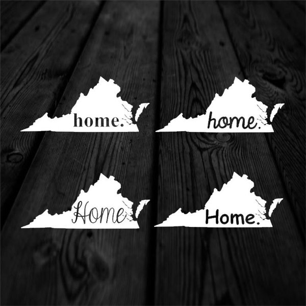 Home State Decal - Etsy
