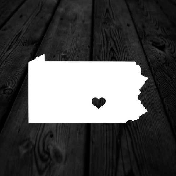 Pennsylvania Decal - Etsy