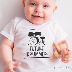 FUTURE DRUMMER - Svg Files - Svg - Svg for Baby - Digital Downloads ...