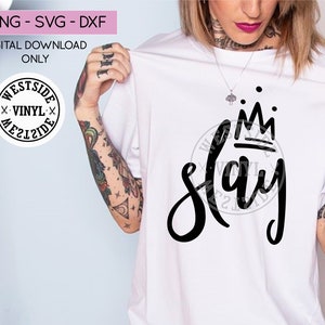 SLAY SVG Files Slayin Svg Svg Files Digital Downloads - Etsy
