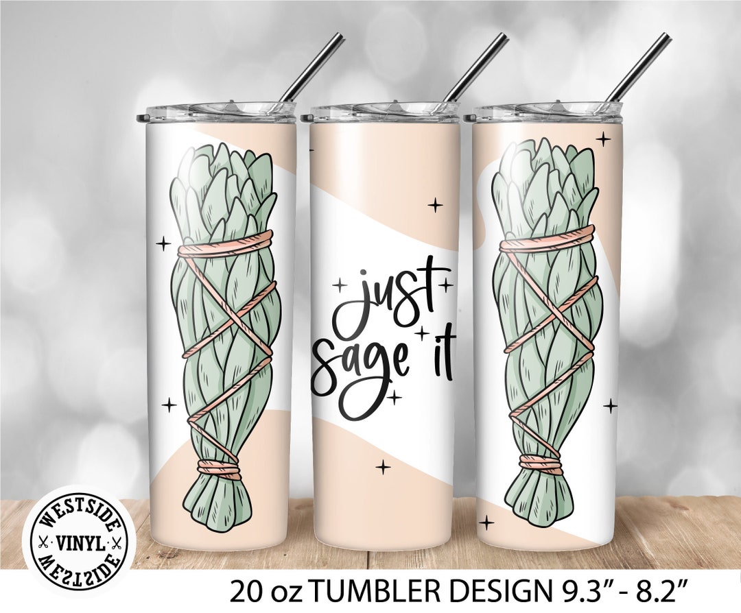 Sage Tumbler Background - Tumbler Sublimation Files - Design for ...
