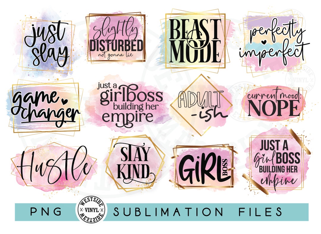 X12 SUBLIMATION FILES BUNDLE Sublimation Designs Png Files Mug Png ...