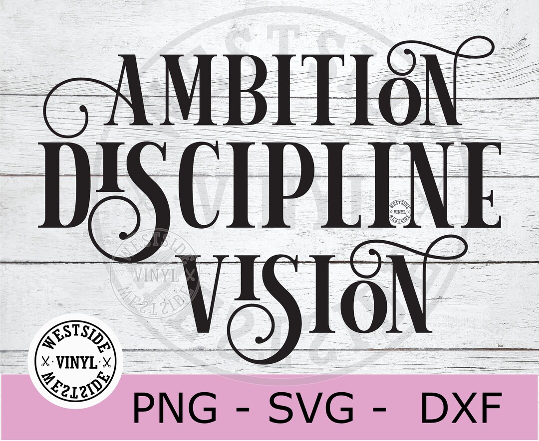 Ambition Cut File - Svg File - Svg Download - Svg Quote - Boss Svg ...