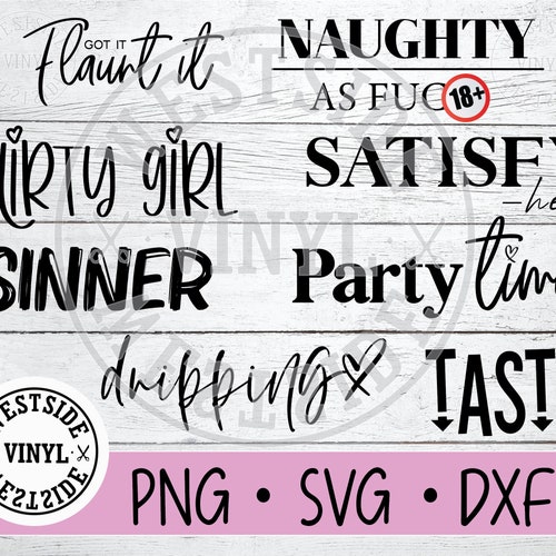 DIRTY BUNDLE SVG Svg Files Funny Svg Files Svg Novelty - Etsy