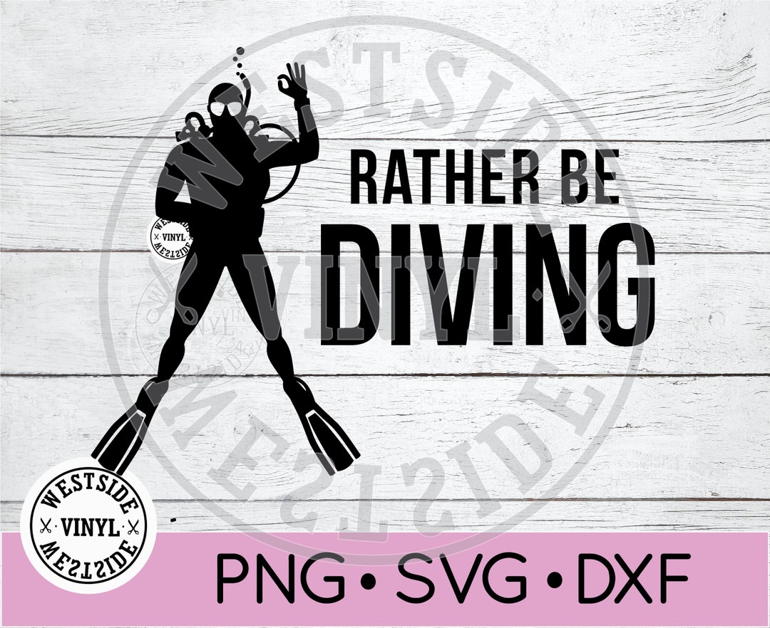 DIVING SVG Svg Files Novelty Svg Svg Downloads Diver - Etsy