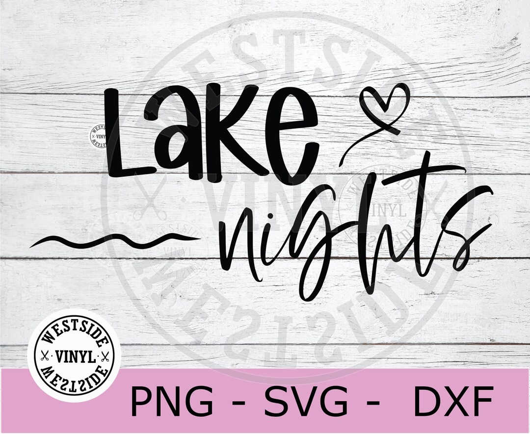 Archivo SVG LAGO - archivos svg - archivo svg noches de verano en el ...