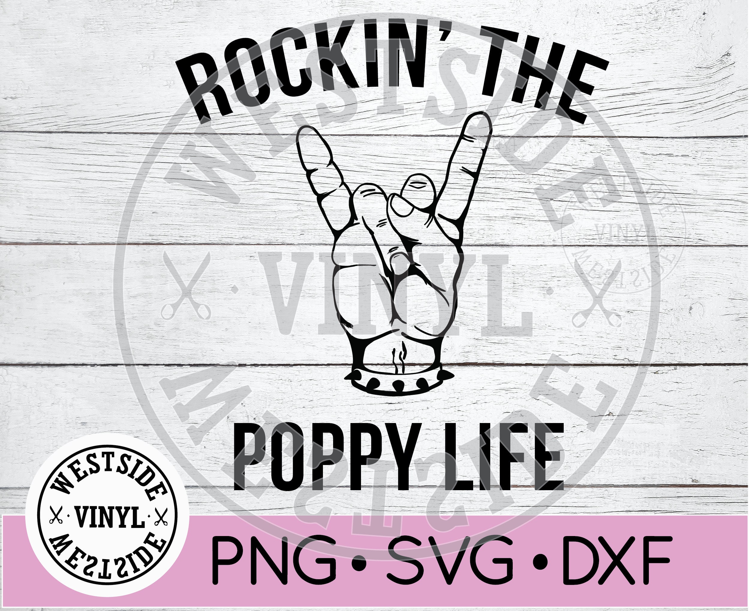 POPPY SVG Svg Rockin Poppy Life Svg Files Svg Rockstar - Etsy