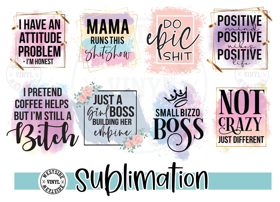 X8 Sublimation Files - Sublimation Mug Files - Funny Sublimation File ...