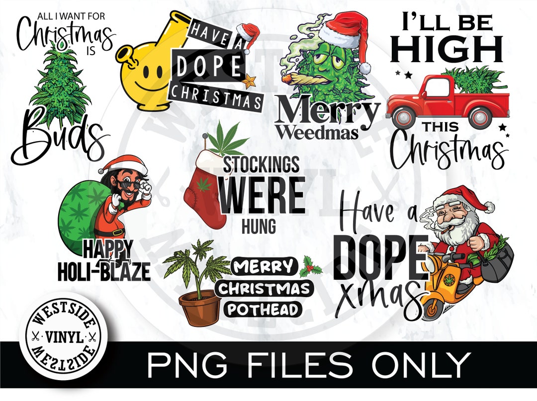 Cannabis Christmas Sublimation File - Sublimation File Dope - Mug File ...