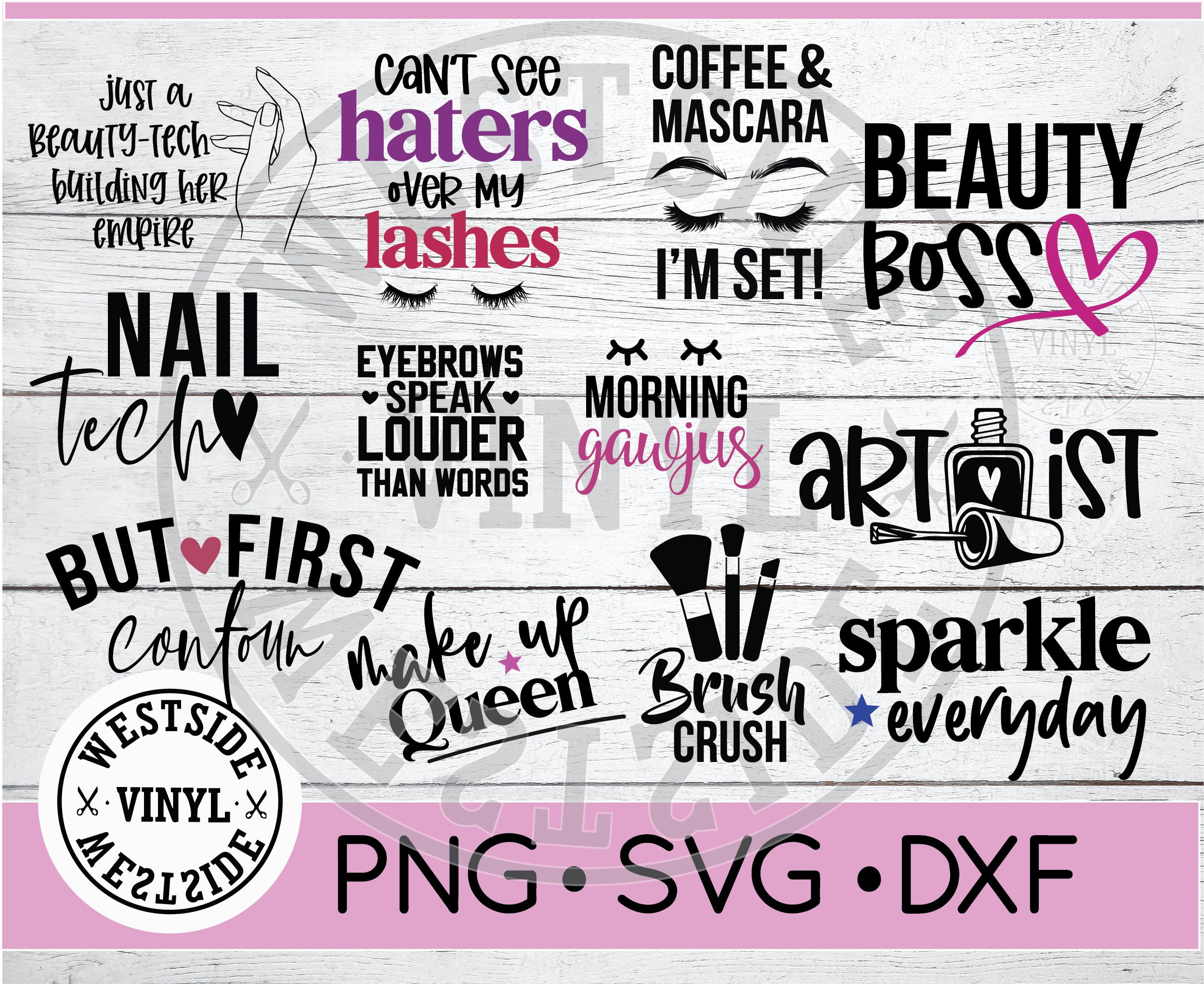Svg Bundle Beauty Svg Bundle Svg Lot Funny Svg Contour - Etsy