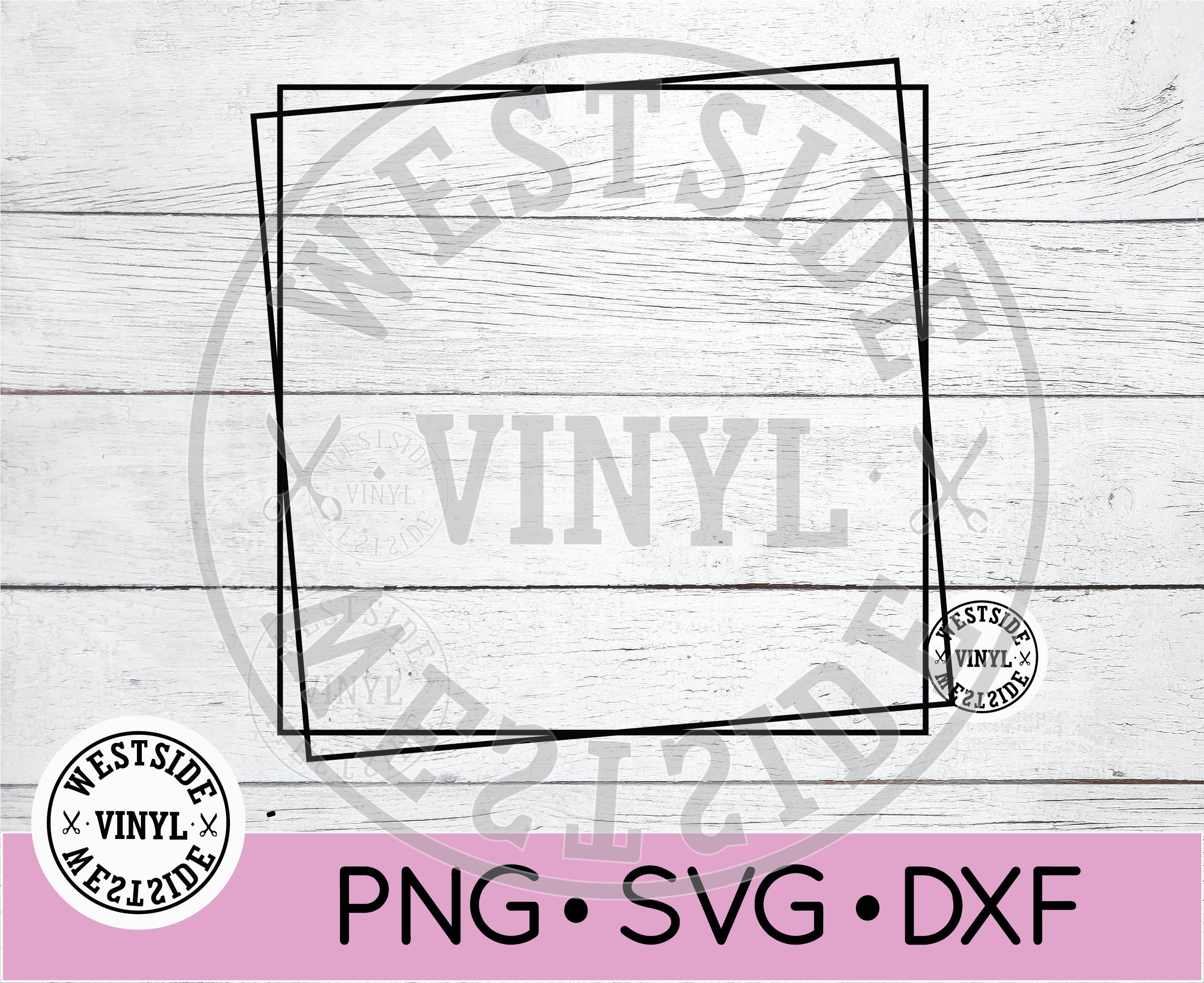 SQUARE BORDERS SVG Svg Files Svg Square Border Svg - Etsy