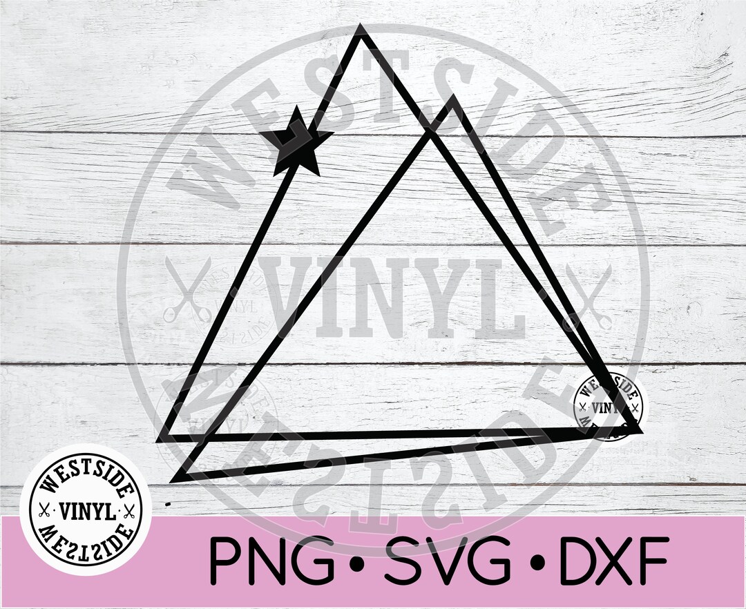 TRIANGLE BORDERS SVG - Svg Files - Svg Circle - Border Svg - Digital ...