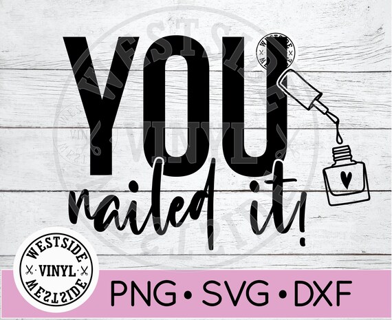 NAIL SVG Files Svg Boss Nails Svg Digital Downloads | Etsy Canada