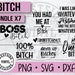 BITCH SVG BUNDLE Svg Files Svg Bitch Svg Svg Downloads - Etsy