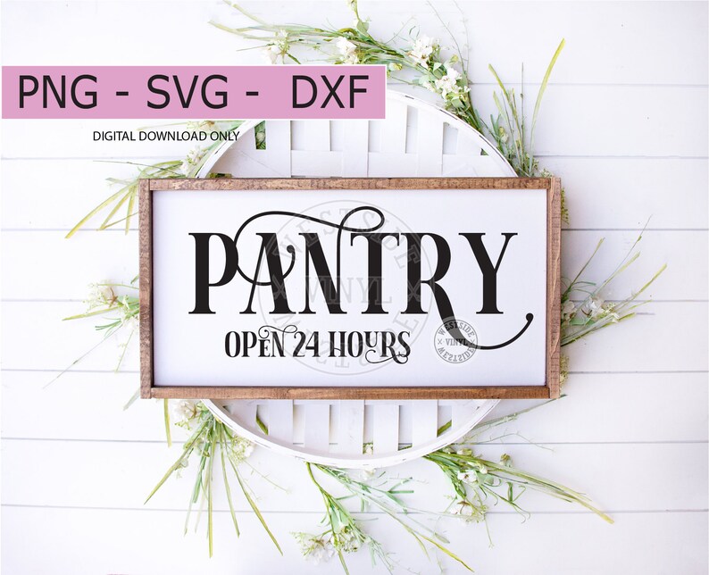 PANTRY SIGN Svg Svg File Sign Svg Svg Download Ready - Etsy Australia