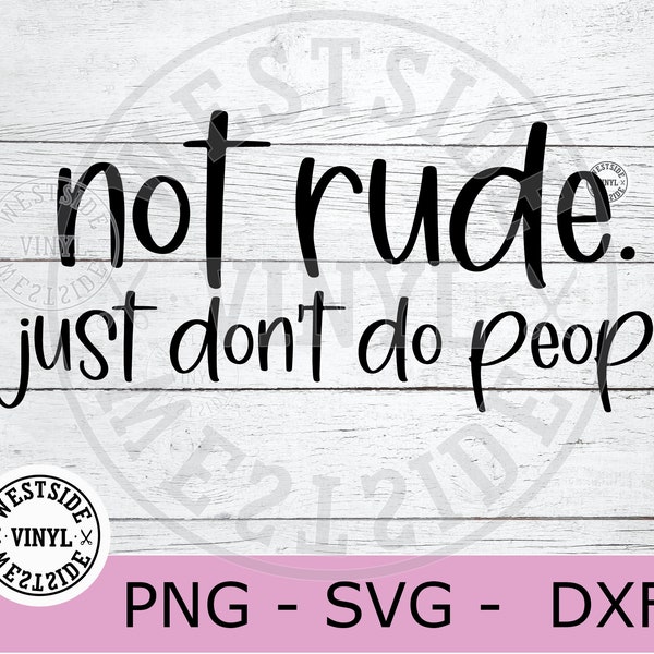 Rude Svg - Etsy