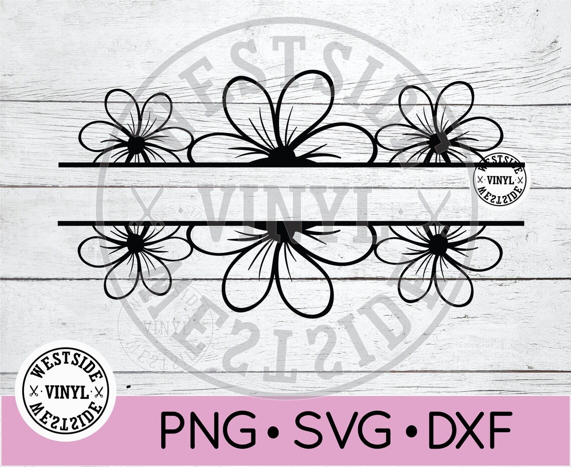 FLOWER BORDERS SVG Svg Files Svg Square Border Svg - Etsy