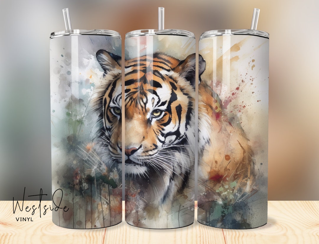 Tiger Sublimation File - Tiger Design for Tumblers - 20oz Tumblers ...