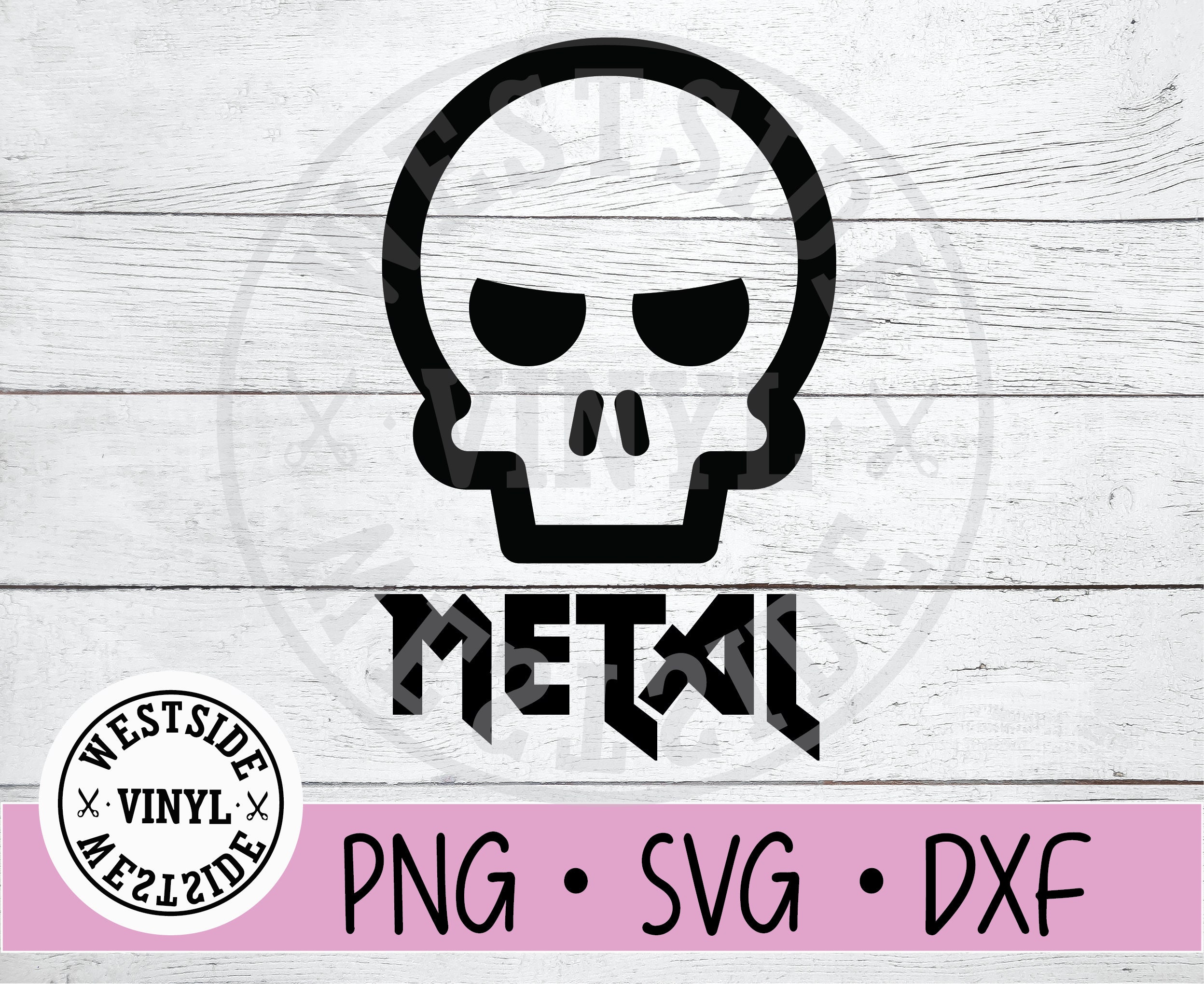 METAL SVG SKULL Svg Files Svg Svg Digital Downloads - Etsy