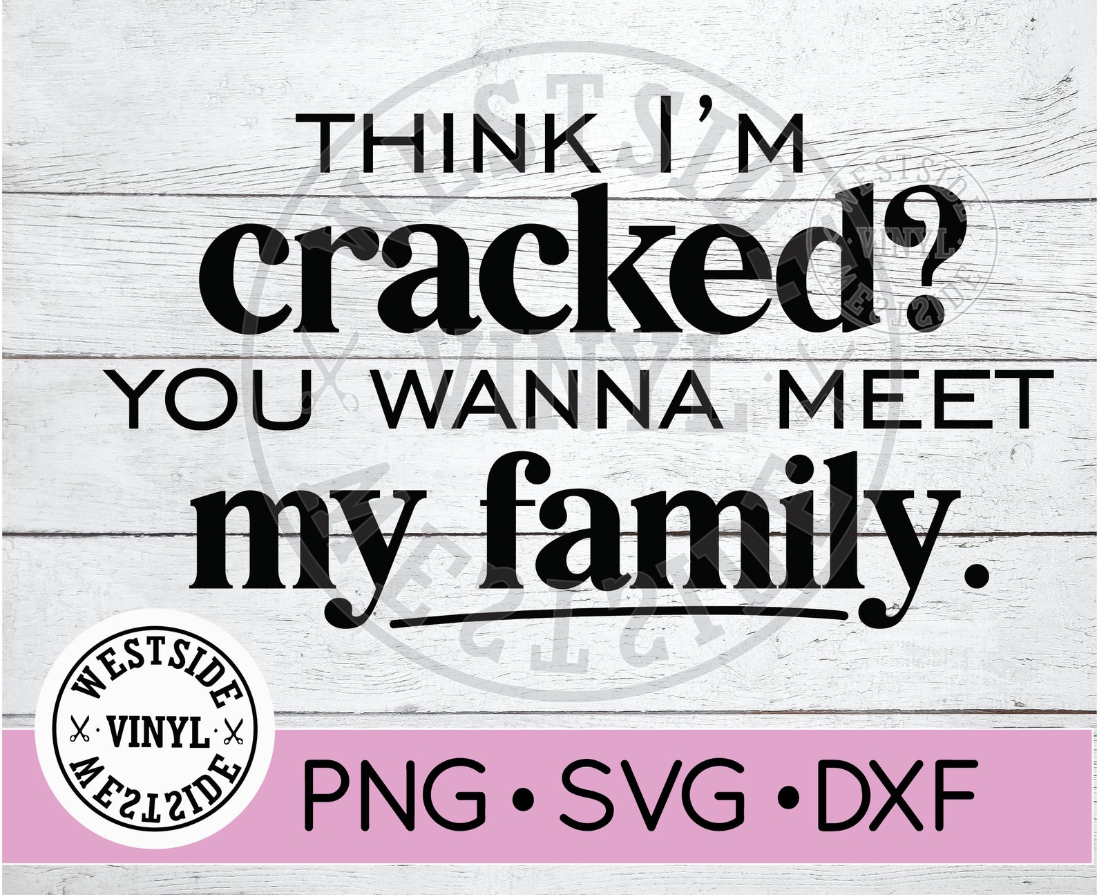 CRAZY FAMILY SVG Files Family Svg Crazy Svg Digital - Etsy