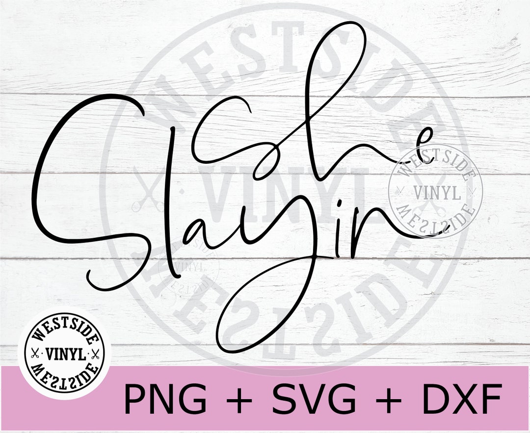Slayin Svg Cut Files - Boss Svg Files - Mom Boss - Slay Cricut Design ...