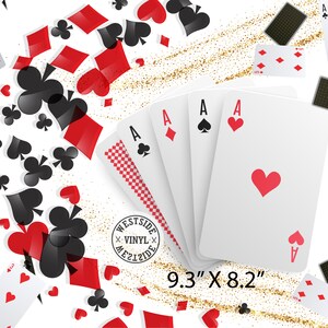 Cards Tumbler Background - Card Player Sublimation File - Design for ...