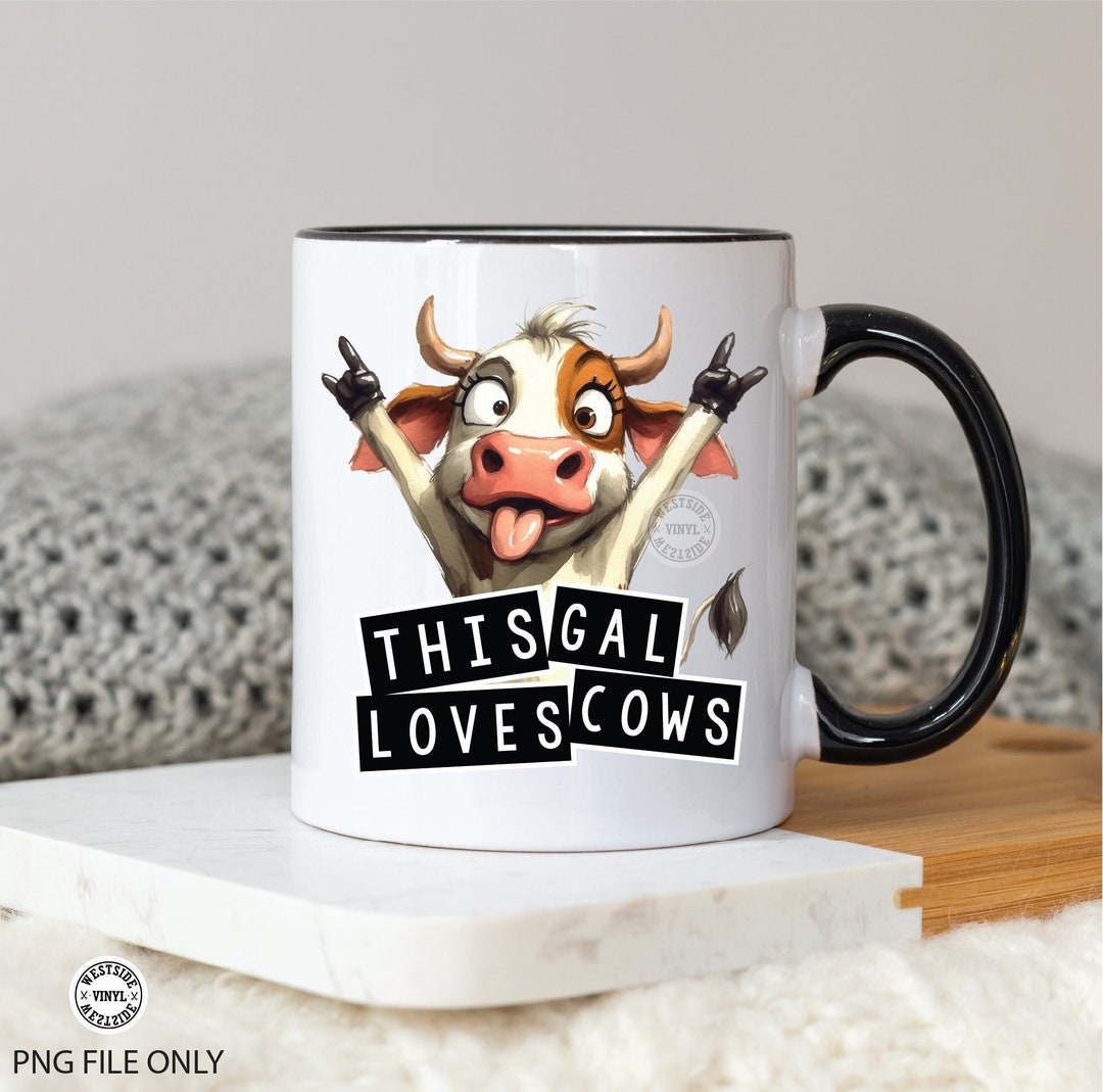 Novelty Cow Sublimation Designs Funny Designs for Mugs Rude Adult ...