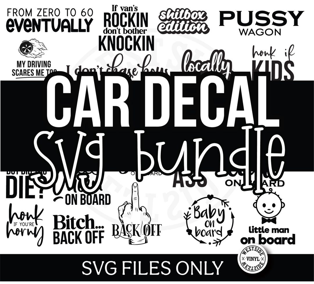 X24 Car Decal Svg Designs for Print and Cut - Digital Downloads Only ...