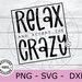 CRAZY Svg Svg Files Svg Crazy Accept the Crazy Svg Crazy Svg File Funny ...