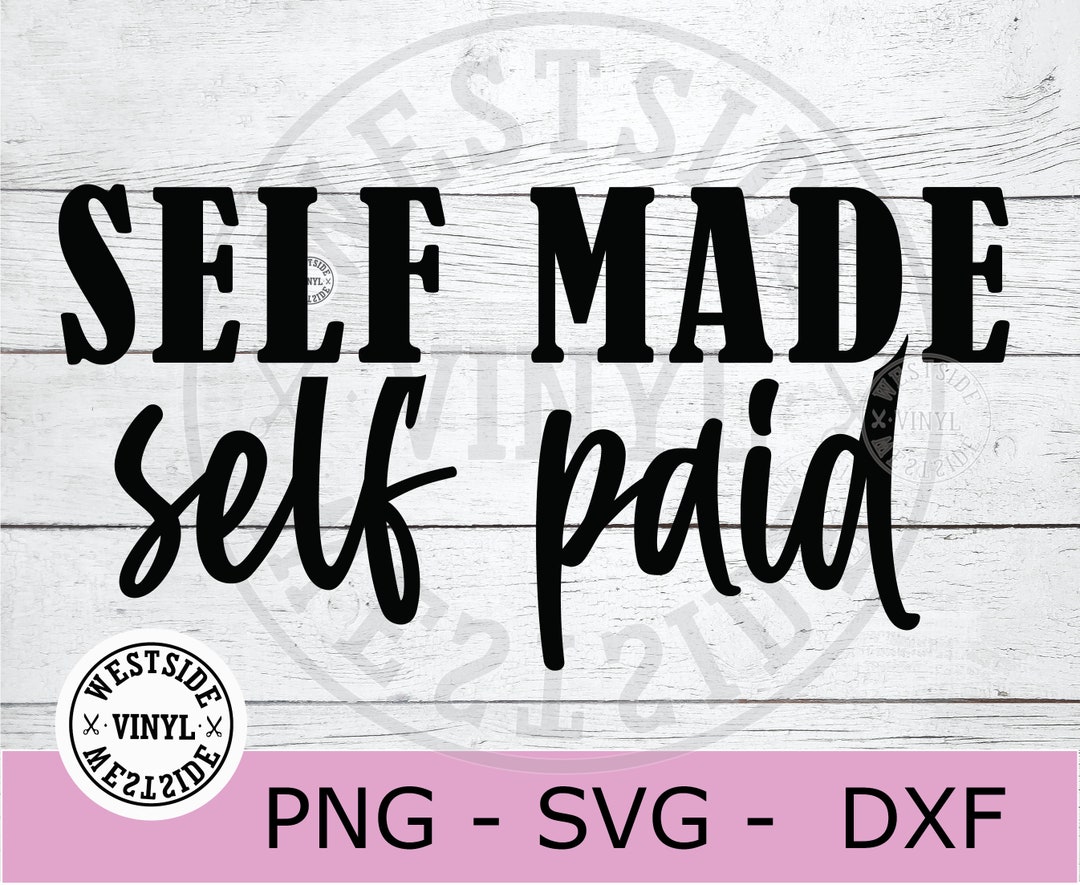 Selbstgemacht selbst bezahlt svg Dateien svg hustle svg - Etsy Österreich
