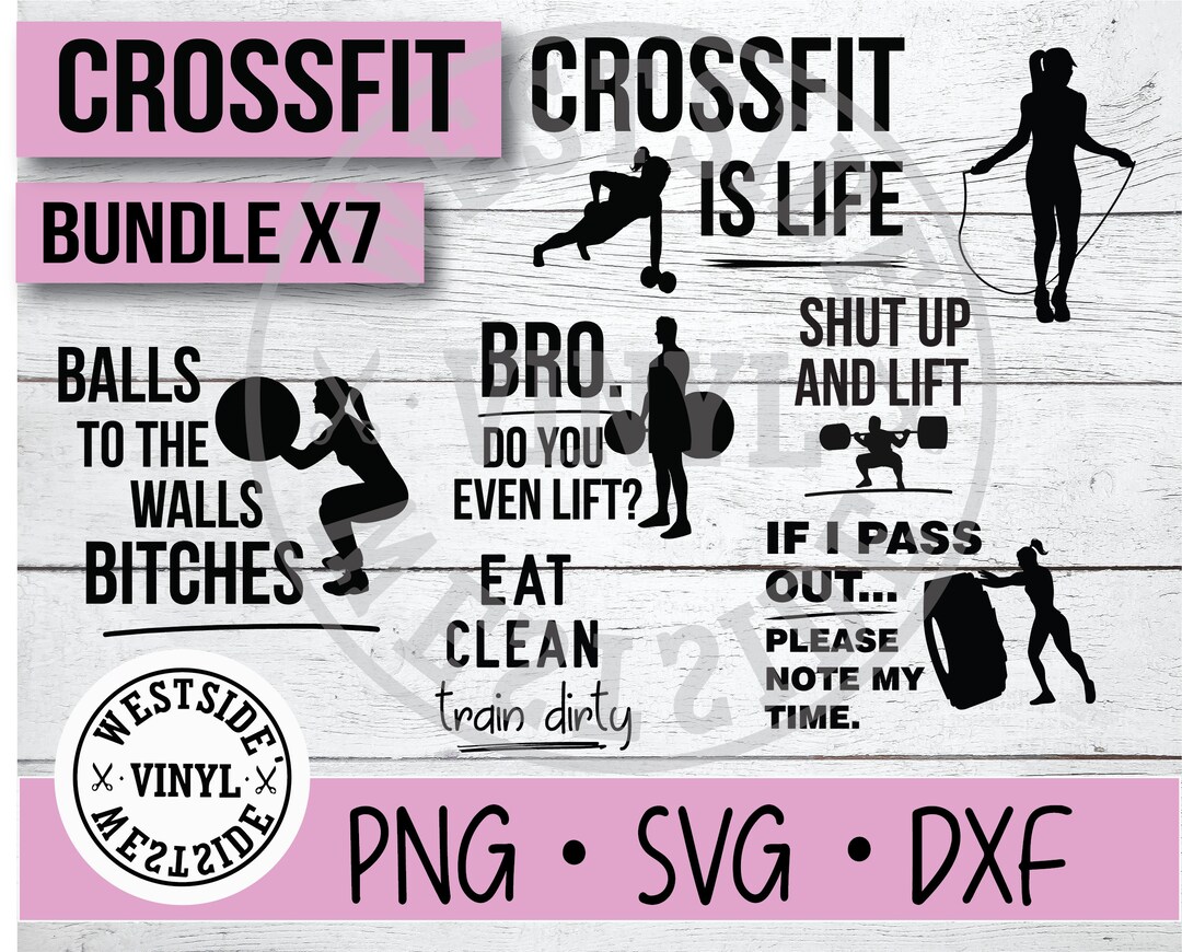CROSSFIT BUNDLE - Svg Files - Svg - Crossfit Svg - Svg Downloads ...