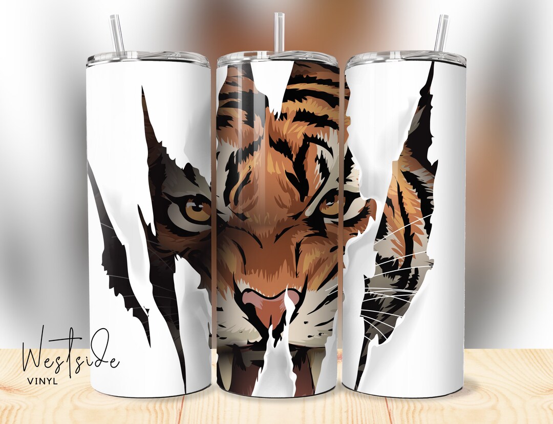 Tiger Sublimation File - Tiger Design for Tumblers - 20oz Tumblers ...