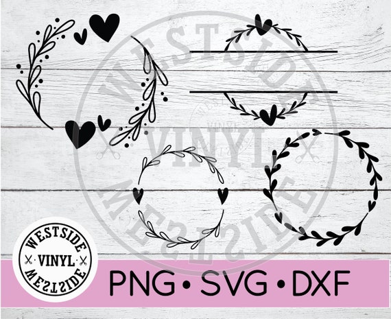 CIRCLE BORDERS SVG Svg Files Svg Circle Border Svg | Etsy