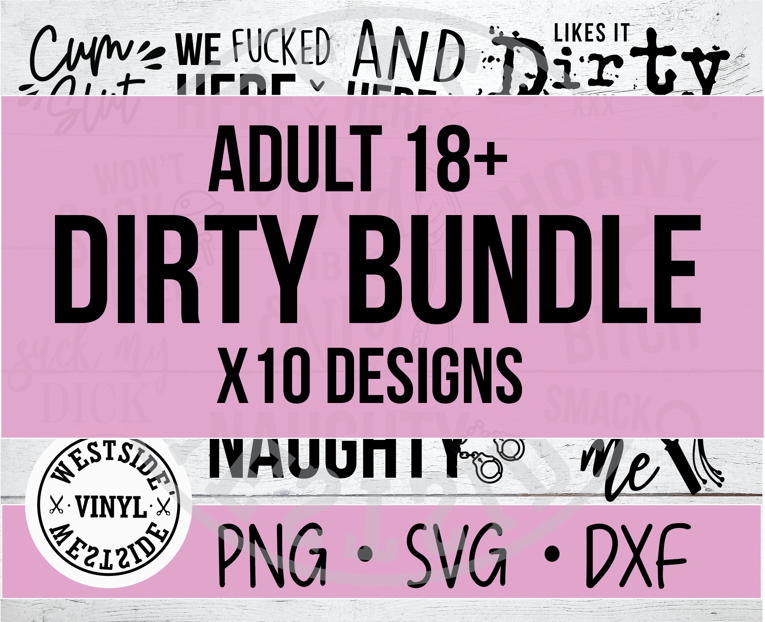 DIRTY BUNDLE SVG svg files funny svg files svg novelty | Etsy