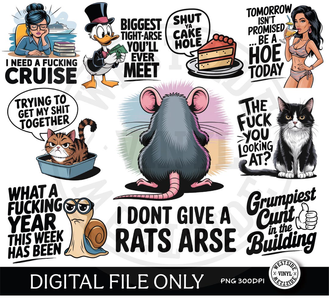 X9 Funny Sublimation Designs - Sublimation Designs Bundle - Sublimation ...