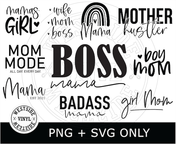 MUM SVG BUNDLE Mom Svg Cut File Svg File mom Files | Etsy