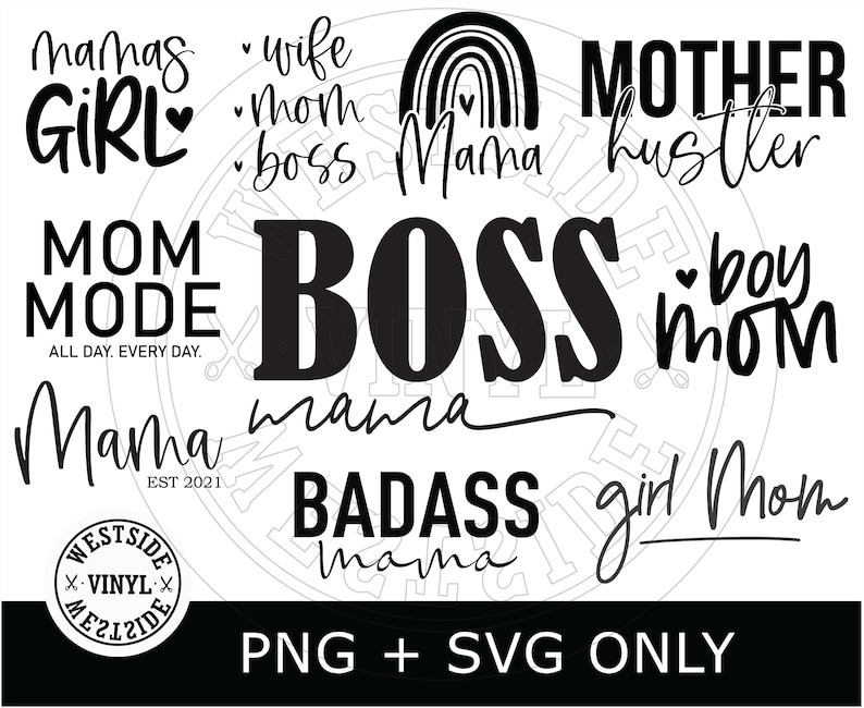 MUM SVG BUNDLE - Mom Svg Cut File - Svg File -mom Files - Bundles - X6 ...