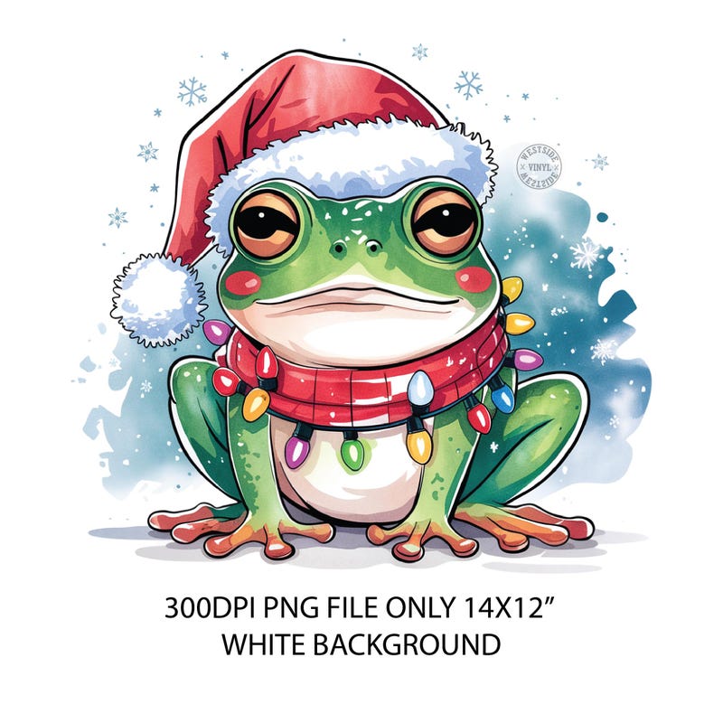 Christmas Frog - Etsy