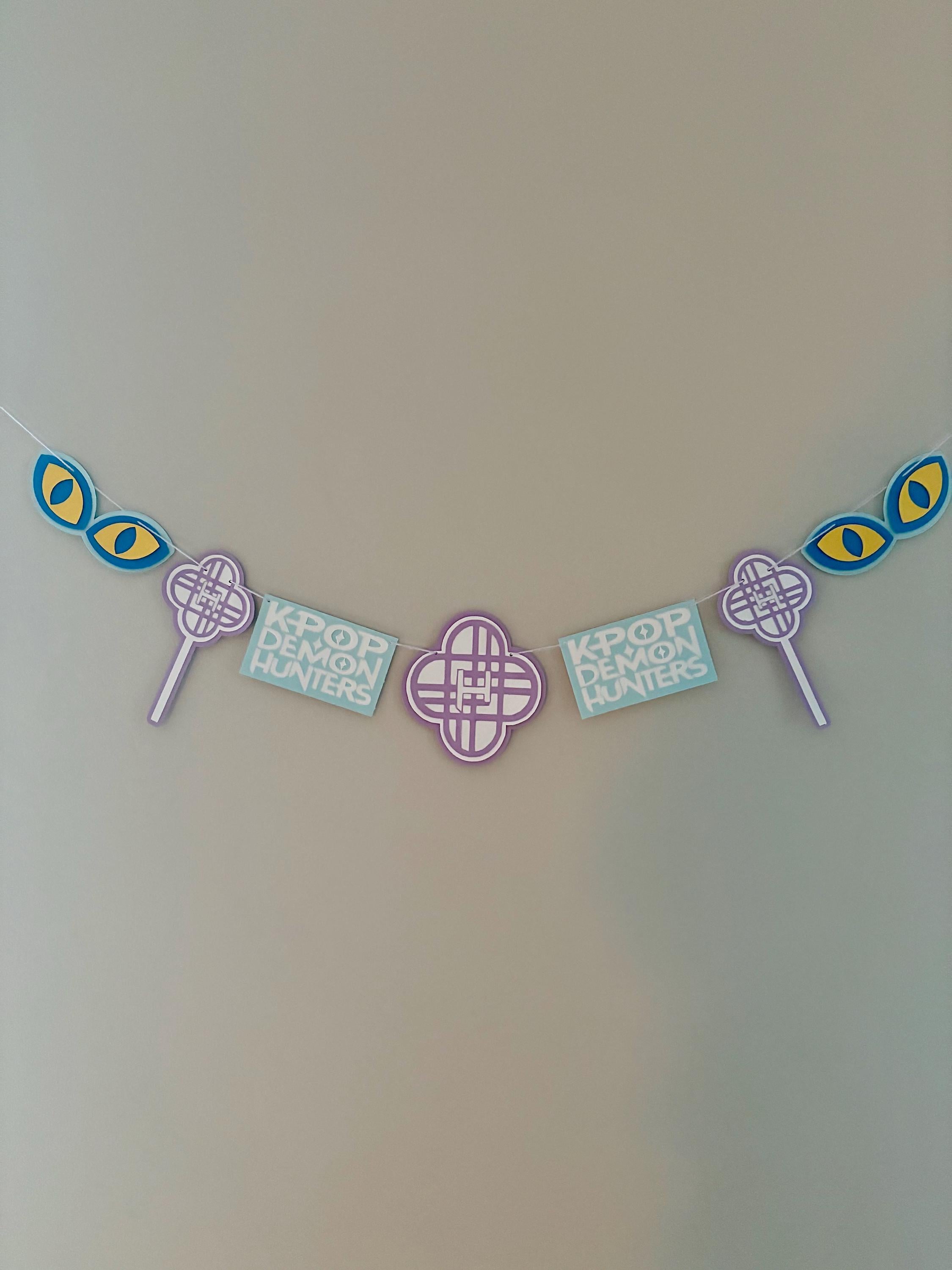 Kpop Demon Hunters Inspired Birthday Garland Banner 5' - Etsy