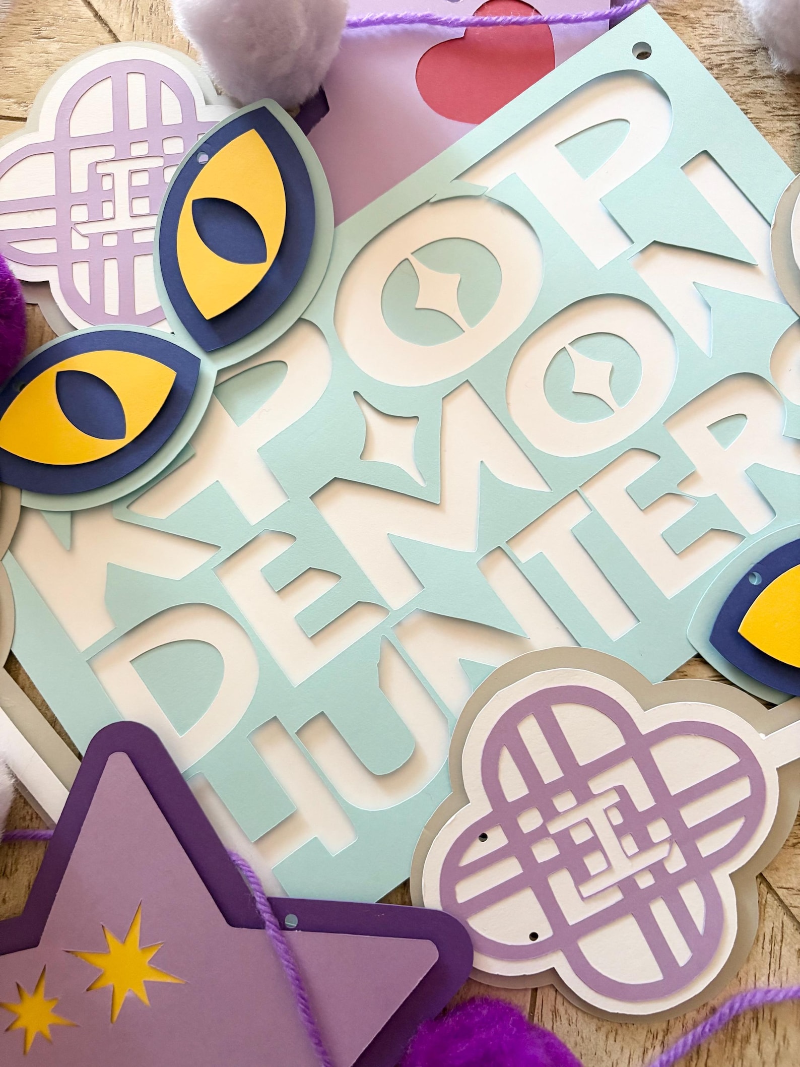 Kpop Demon Hunters Inspired Birthday Garland Banner 5' - Etsy