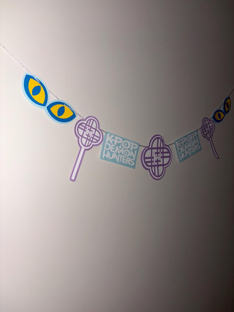 Kpop Demon Hunters Inspired Birthday Garland Banner 5' - Etsy
