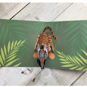 Pop up Card Tiger Design TTT1145 by 2totango - Etsy