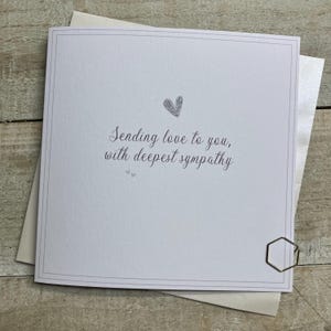 Sympathy Card - Wordy - Hearts & Footprints Dandelion - Loss of Someone ...